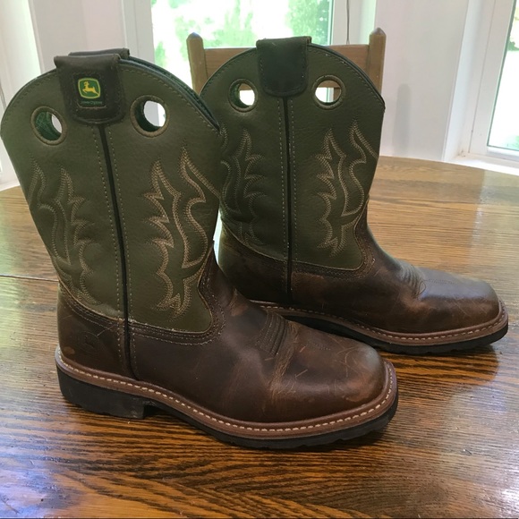 John Deere | Shoes | Boys John Deere Boots Size Youth 5 | Poshmark